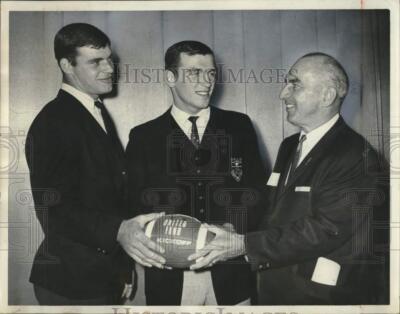 1967 Press Photo James W. Marble with Larry Csonka and Rick Cassata | eBay