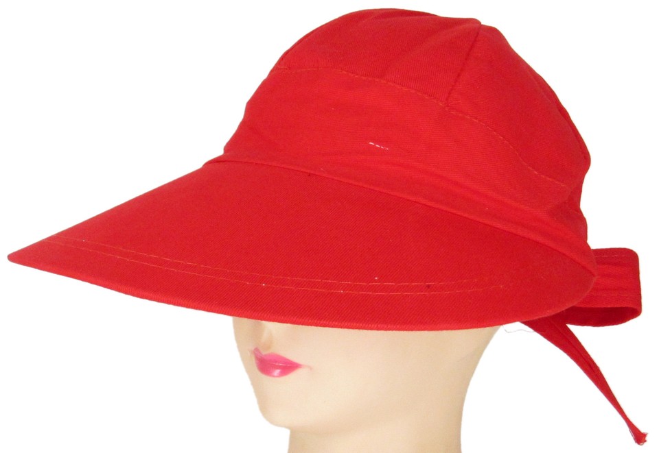 Women Ladies Summer Large Visor Hat Cap Wide Brim Sun UV Protection | eBay