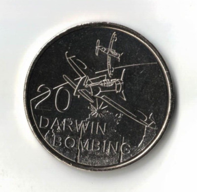 2016 Australia Anzac 20c UNC Coin - Darwin Bombing | eBay Australia