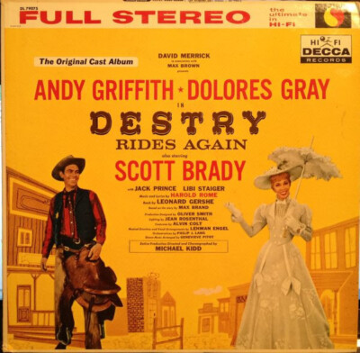 Andy Griffith - Dolores Gray - Destry Rides Again - The Original Cast ...