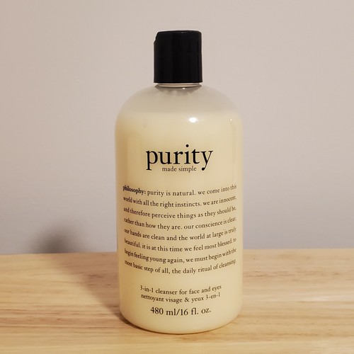Philosophy Purity 3-in-1 Cleanser for Face & Eyes, 16 fl oz Value Size ...