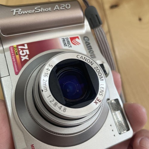 Canon PowerShot A20 Digital Camera Fully Tested With Strap - Rare | eBay