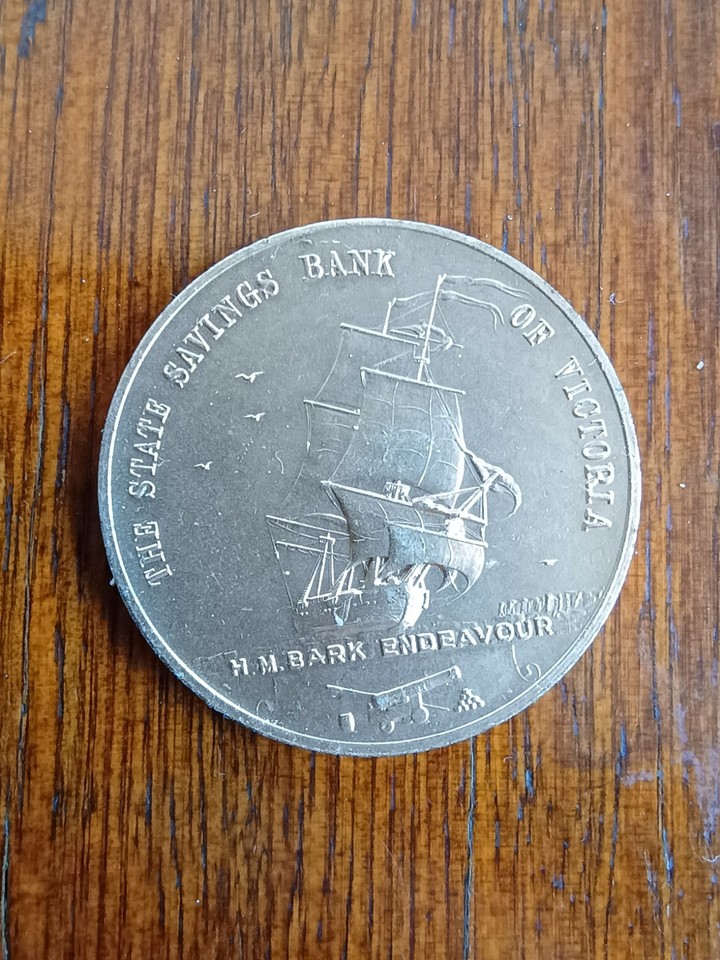 AUSTRALIAN: 1970 CAPTAIN JAMES COOK BI-CENTENARY MEDALLION - STATE ...