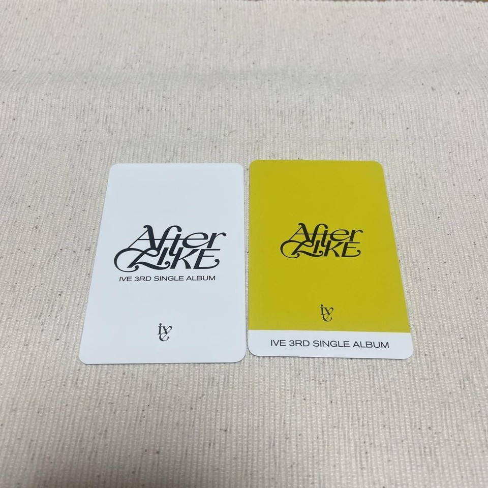 IVE After Like Album Trading Card Yujin Wonyoung Gaon Rei Ktown ...