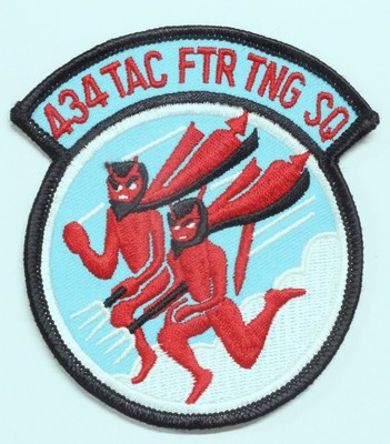 USAF Air Force Patch: 434th Tactical Fighter Training Squadron - 3 1/2 ...