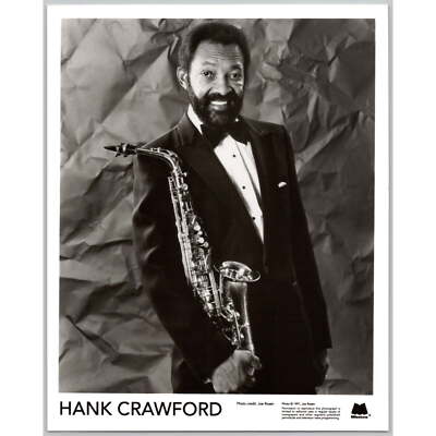 Hank Crawford American Soul Jazz Alto Saxophonist 80s-90s Music Press ...