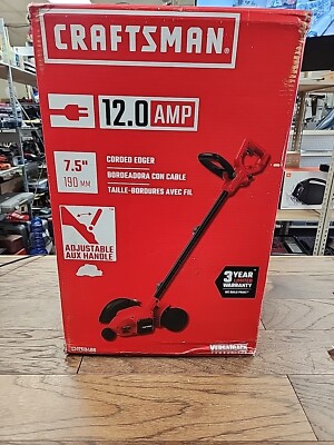 CRAFTSMAN Corded Electric Edger 3-Blade Settings 12-Amp (CMEED400) | eBay