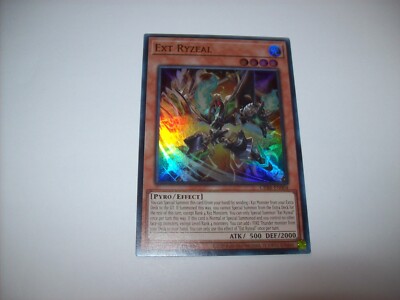 Yugioh! 1x Ext Ryzeal CRBR-EN004 Ultra Rare 1st Ed NM Free Ship ...