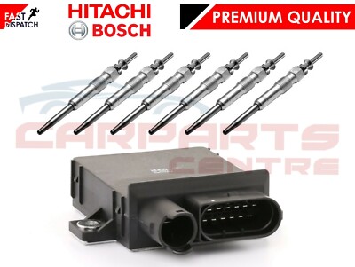 FOR BMW 325d 330d 335d DIESEL GLOW PLUGS & HITACHI RELAY CONTROL MODULE ...