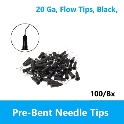 Dental Pre-Bent Tips 25Ga Etch, Sealant, Flow, Liner - 100/pk All Types ...