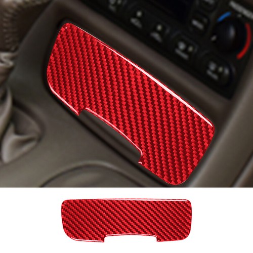 20pcs Red Carbon Fiber Full Kits Sticker Trim Sets For Corvette C5 1998 ...