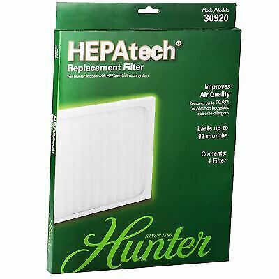 Hunter HEPAtech Model 30920 one replacement filter for sale online | eBay