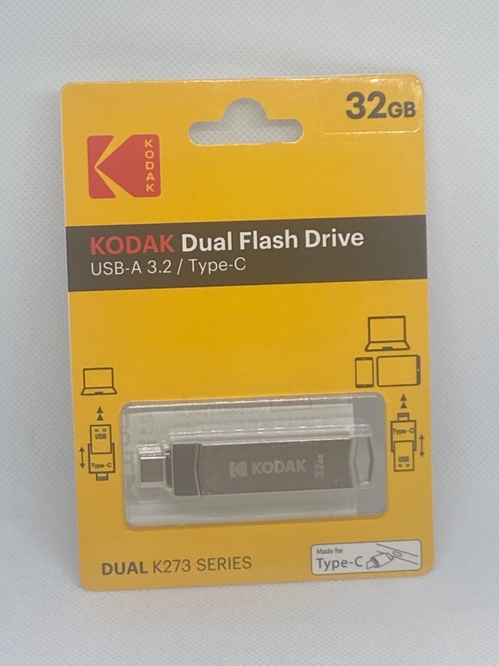 Kodak High Speed Dual USB Flash Drive/Memory Stick for PC, Laptop ...