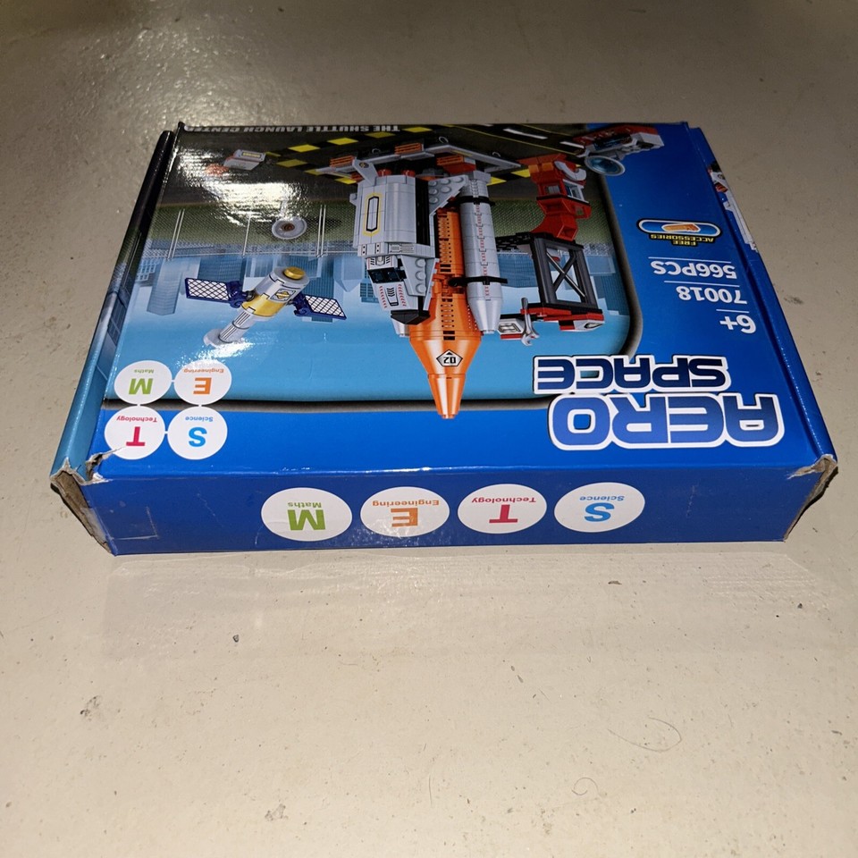 Aero Space The Shuttle Launch Center 70018 566 Pieces New Open Box STEM ...
