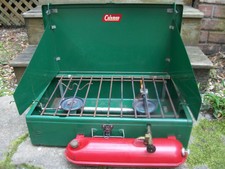1950's Coleman 413D 2 Burner Camp Stove 413 D Car Camping Works for ...