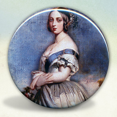 Young Queen Victoria Pocket Mirror | eBay