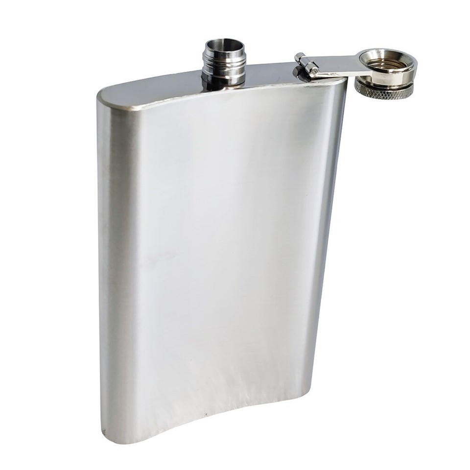 Portable Alcohol Pocket Flask Stainless Steel Wine Jug 10oz with ...
