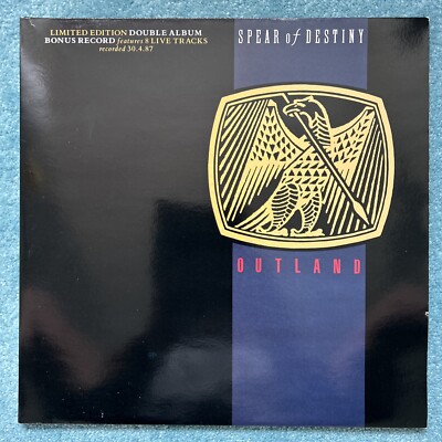 Spear Of Destiny - Outland -Limited Edition Double Vinyl LP + 8 Live ...
