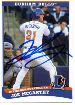 Joe McCarthy 2018 Durham Bulls Signed Card | eBay