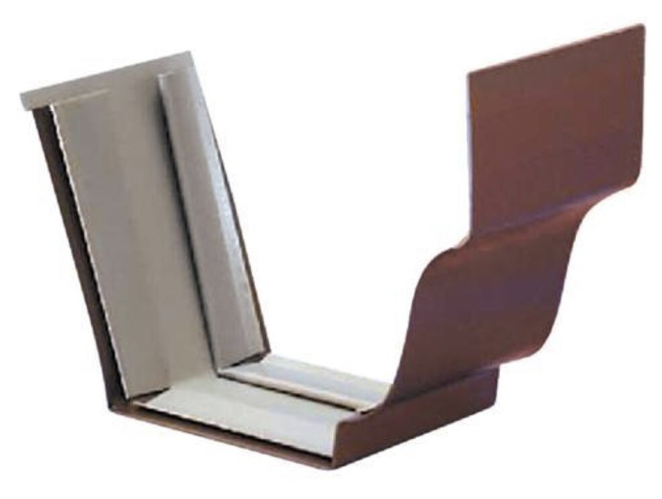 2520919 5" Gutter Slip Joint Connector Brown Aluminum - Pack of 30 | eBay