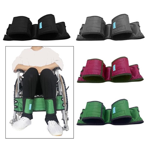 Wheelchair Footrest Leg Support Straps Elasticity Non‐Slip Wheelchair ...