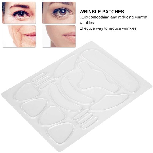 16Pcs Silicone Anti Wrinkle Patches Pad Set For Face Eye Forehead ...