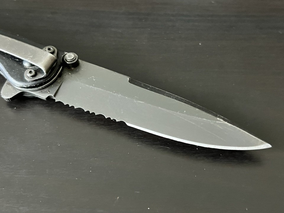 Gerber Evo Large Flipper Pocket Knife Liner Lock Combo Edge Blade | eBay