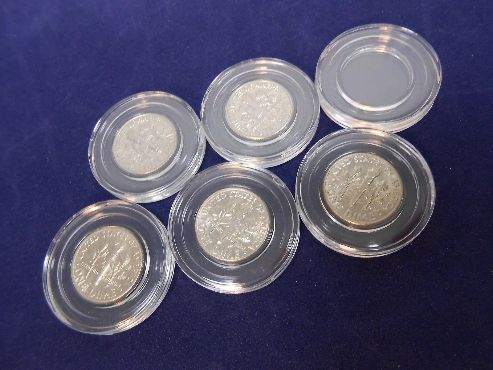 10 Direct Fit Coin Capsule Holders for US Dime & Other 18mm Coins | eBay