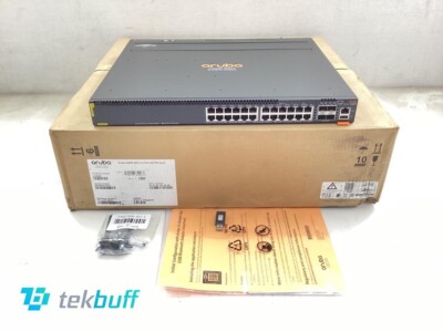 HPE Aruba JL662A - CX 6300M 24 Port 1GbE Switch - Class 4 PoE - 4SFP56 ...