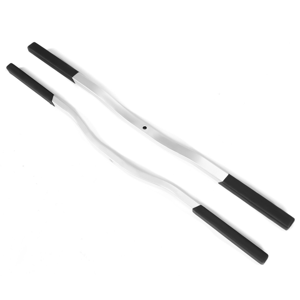 Aluminum Snowmobile Trailer Ski Tie Down Hold Down Bars W/Black Boots ...