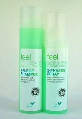 Feel Nature feel Clean Pflege Shampoo 250ml + 2-Phasen Spray 200ml | eBay
