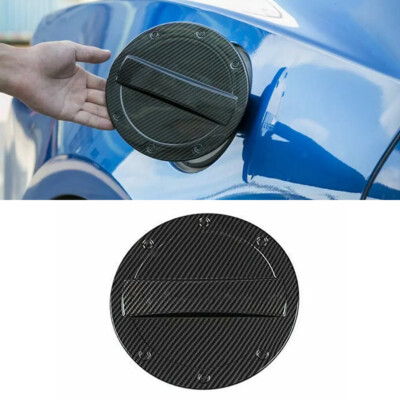 For Chevrolet Camaro 2017-2023 Carbon Fiber Gas Tank Cap Cover Fuel ...