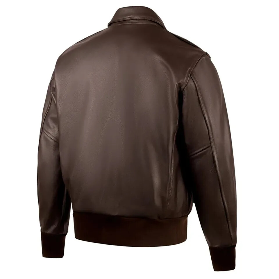 Iconic A2 Pilot Air Force Flight Bomber Jackte Lambskin premium quality ...