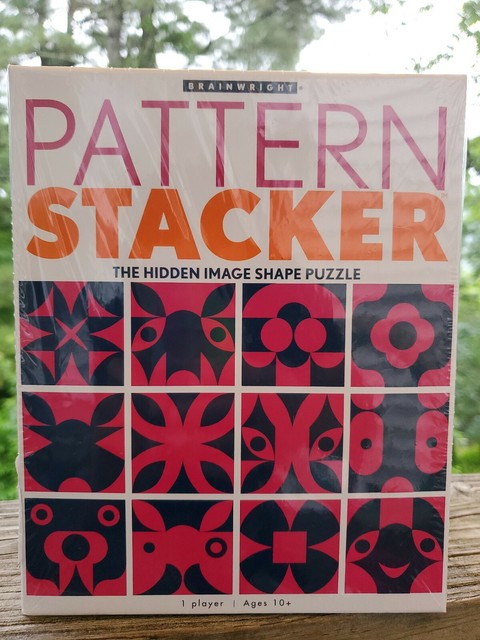 Brainwright Games Pattern Stacker Hidden Image Shape Puzzle Brain ...