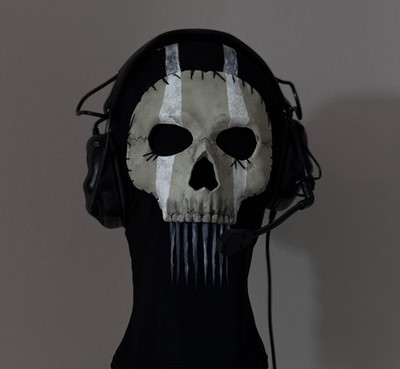 Finished Ghost Mask Call of Duty Modern Warfare MW2 skull mask Cosplay ...