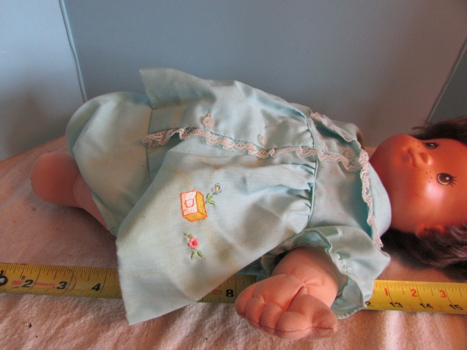 VINTAGE 1983 GATA BOX Soft Sculpted Kids 16" Plush Stuffed Girl Doll ...