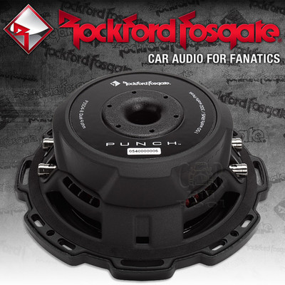 Rockford Fosgate Punch P3 P3SD4-8 20cm flach Subwoofer 300 Watt Bass ...