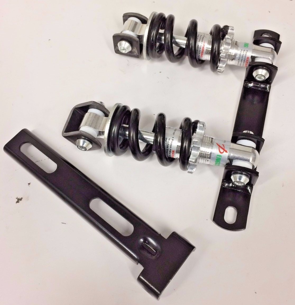 5" DOUBLE Mini Shock Solo Seat Kit chopper bobber hd harley xs650 ...