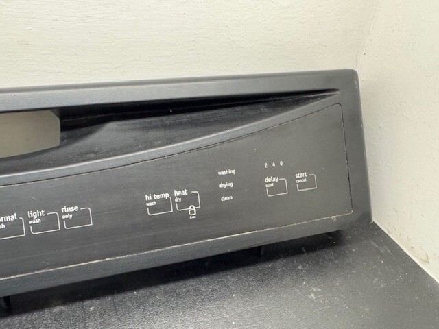Frigidaire Dishwasher Control Panel 5304506543, 154576703, 154774401 ...