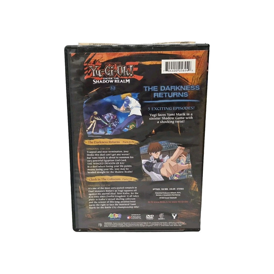 Yu-Gi-Oh: Enter the Shadow Realm The Darkness Returns DVD, 2005 NEW 704400056949| eBay