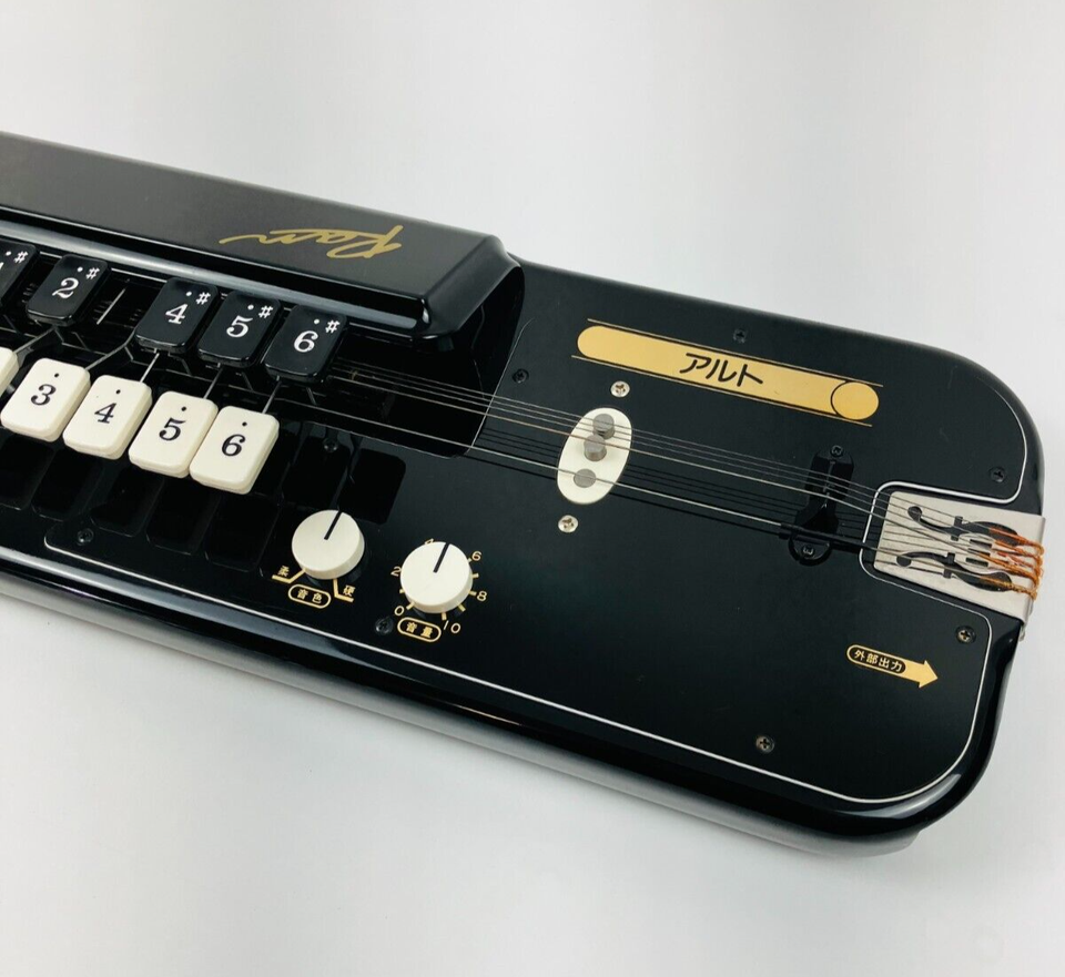 RARE BLACK COLOR Suzuki RAN Electric Taishogoto Alto Herp Koto W/ Hard ...