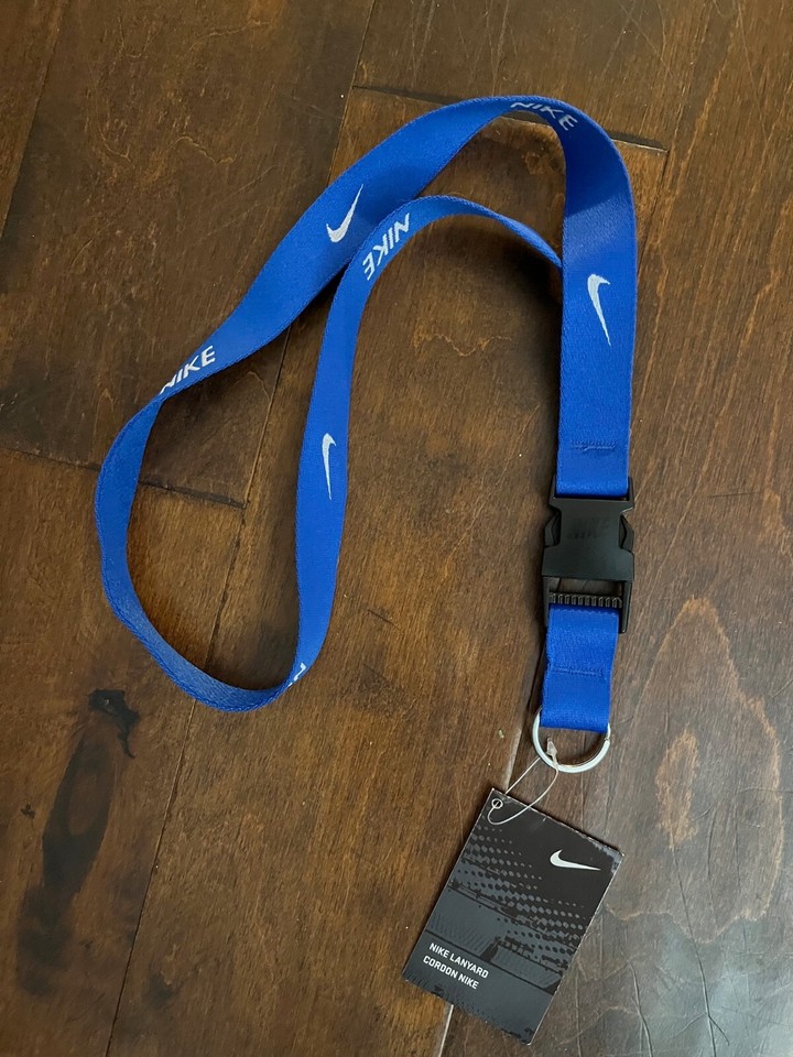 NIKE LANYARD BLUE NIKE KEY CHAIN WITH CLASSIC DESIGN - nwt | eBay