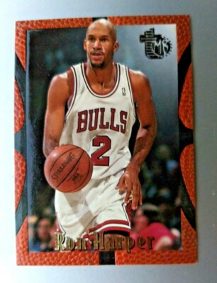 1994-95 TOPPS MB RON HARPER EMBOSSED CARD#14 NR-MINT CLIPPERS BULLS ...