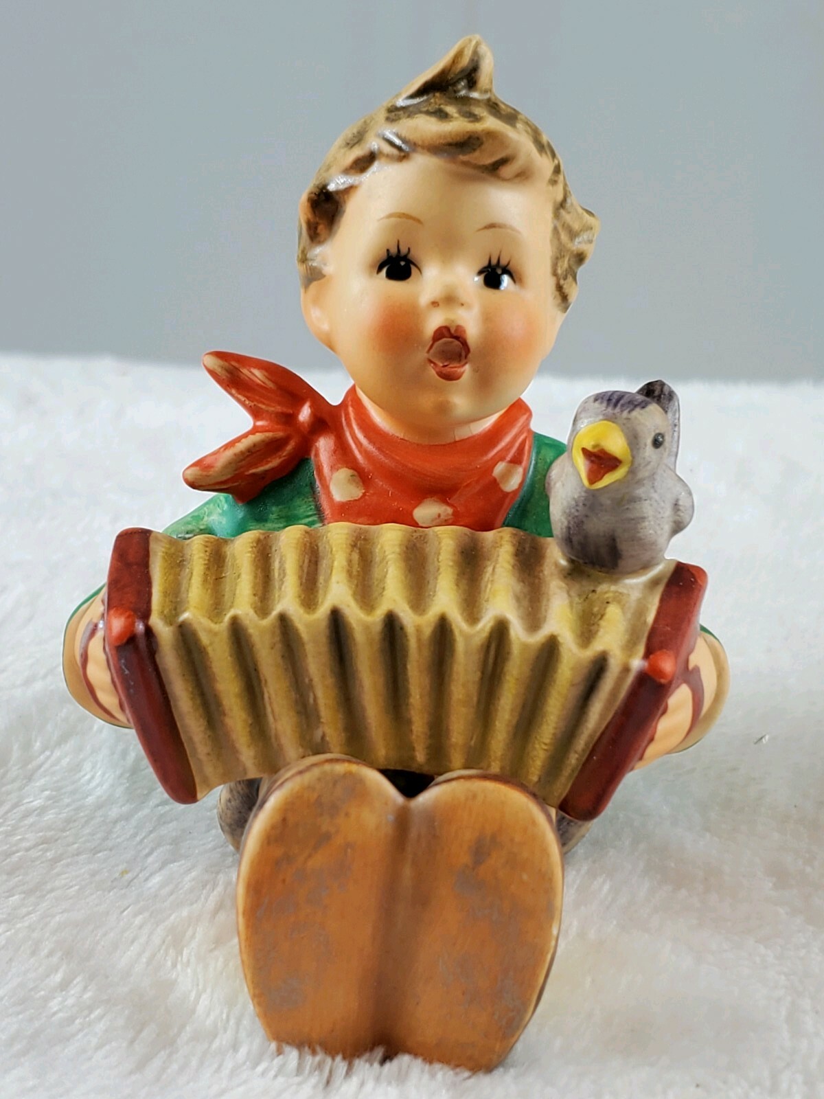 Vintage Hummel Figurine # 110/0 LET'S SING Boy with Accordian Goebel | eBay