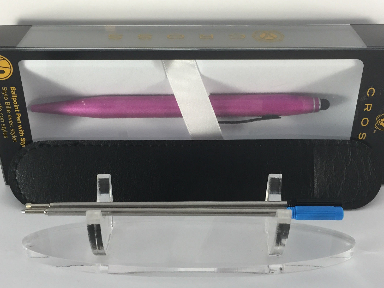 CROSS TECH2 DUAL-FUNCTION STYLUS PEN TENDER ROSE with BLACK INK AT0652S ...