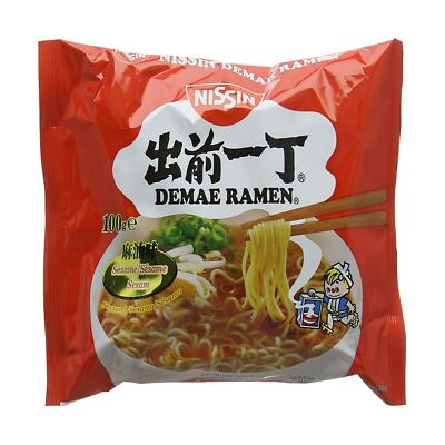 Nissin Damae Ramen 5 Pack of Instant Soup Base Sesame Flavour Japanese ...