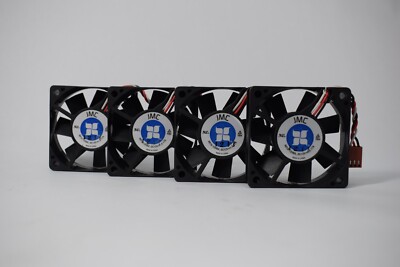 4 Pack 12v DC Fan 60x60x15mm .17A with leads and 3 Pin connector | eBay
