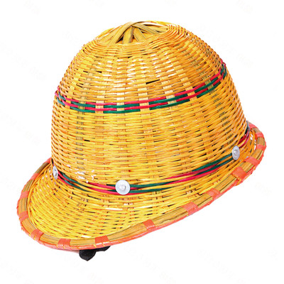 Summer Breathe Freely Rattan Anti Shock Anti Smashing Safety Hat Safety ...
