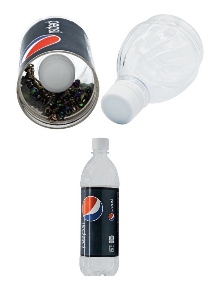 SODA BOTTLE Diversion SAFE Hidden Home Security SECRET Container Cash ...