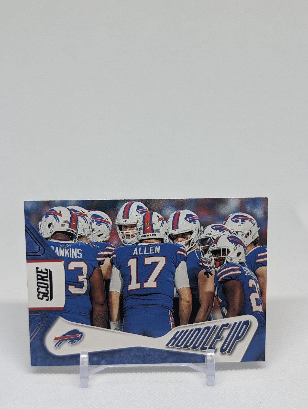 2023 Panini SCORE🔥JOSH ALLEN🔥BILLS🔥MINT?!🔥HUDDLE UP🔥📈 | eBay